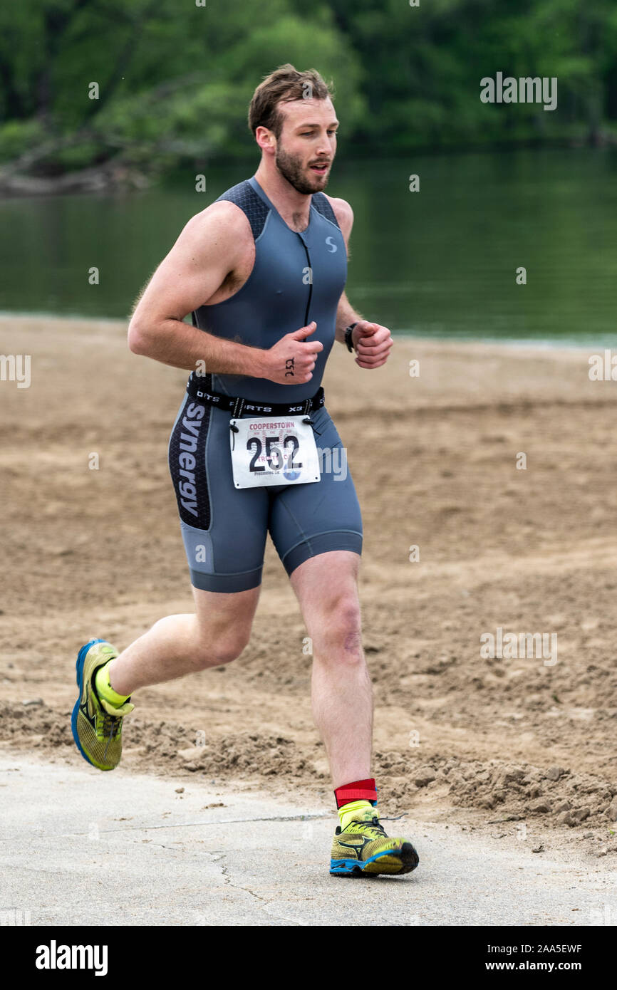 Cooperstown Triathlon 2019 Stock Photo - Alamy