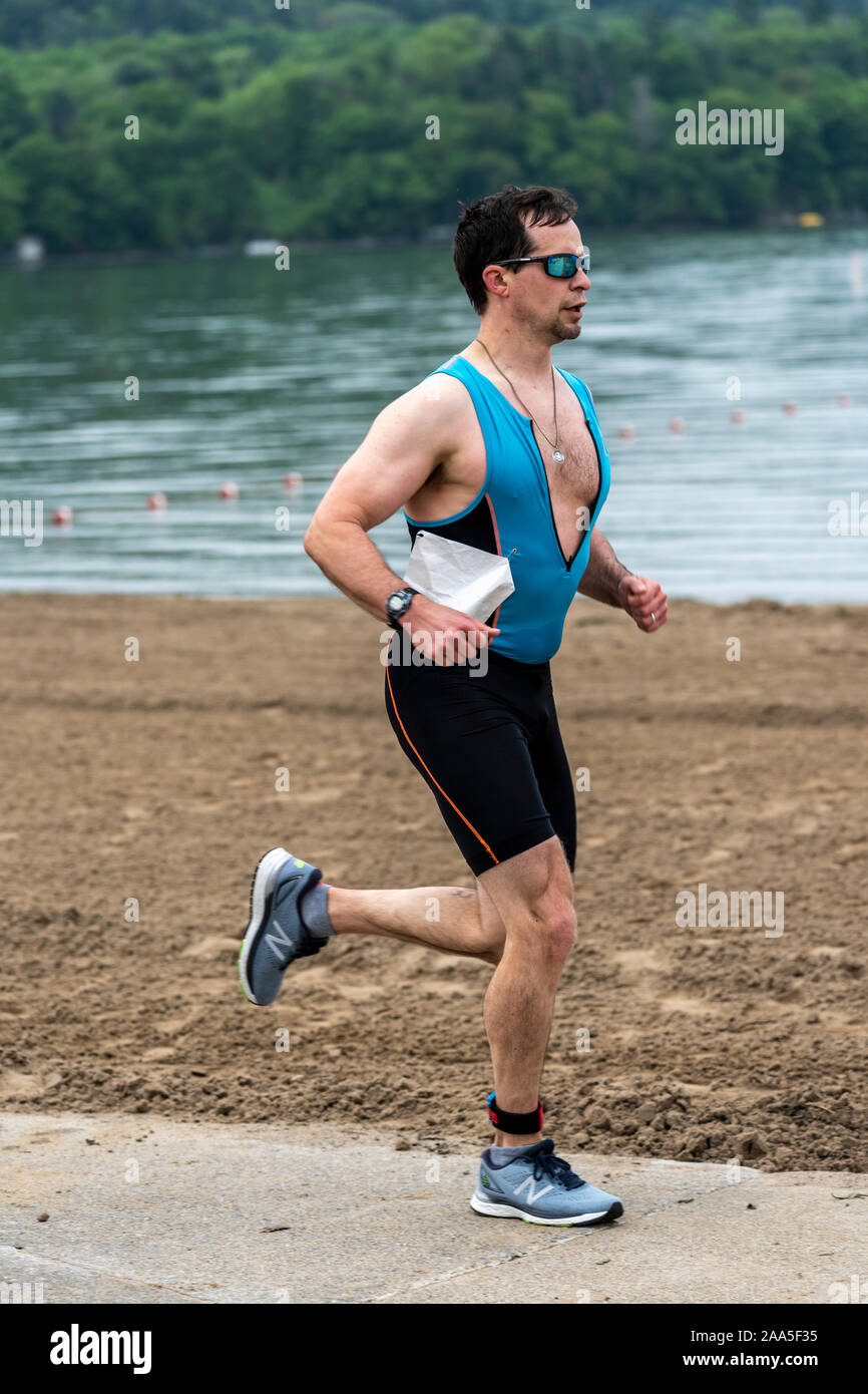 Cooperstown Triathlon 2019 Stock Photo - Alamy