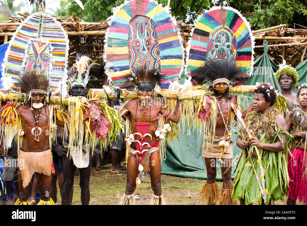 Dancers with large costumes Stock Photo - Alamy
