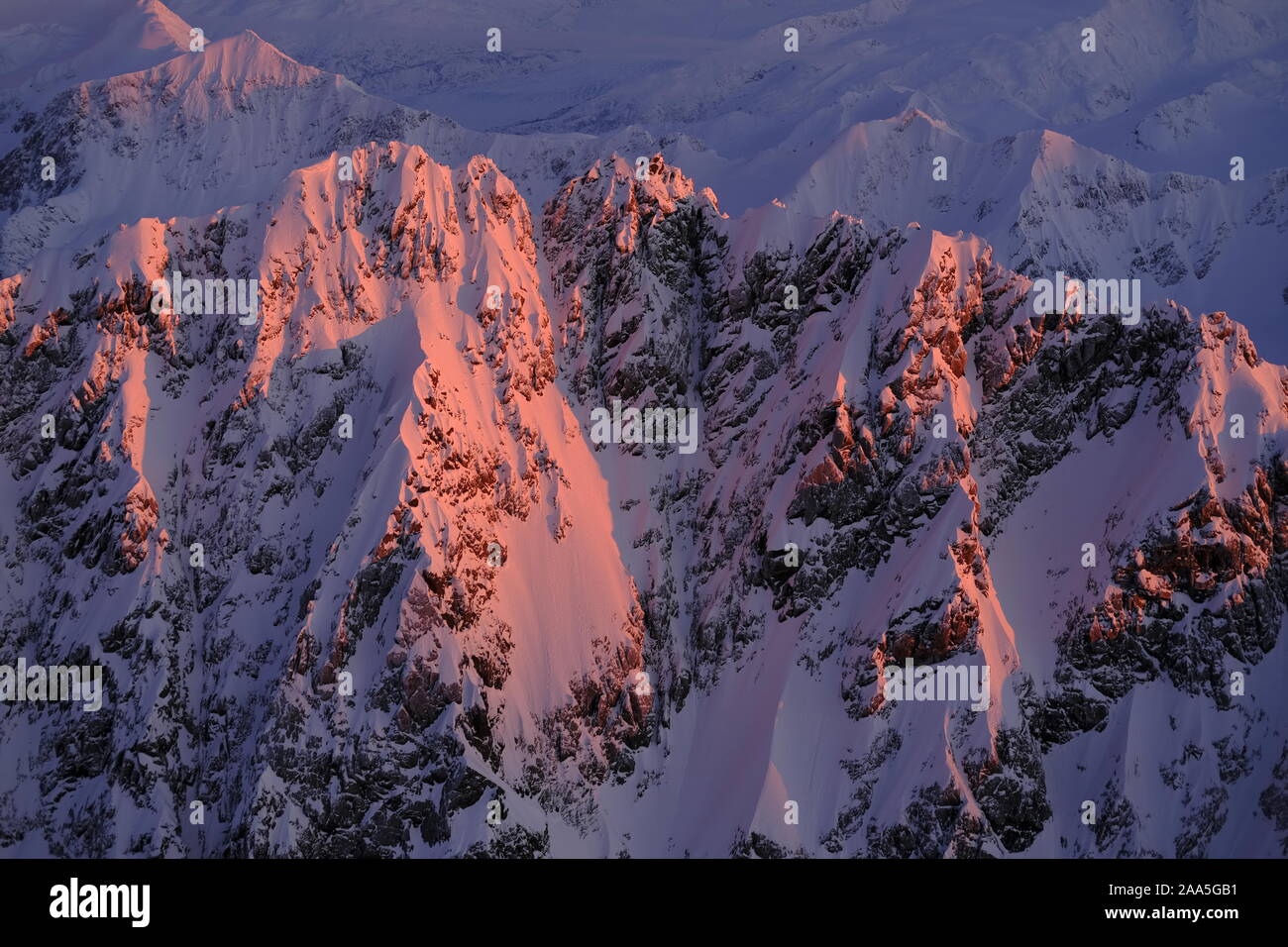 Alaska sunset hi-res stock photography and images - Alamy