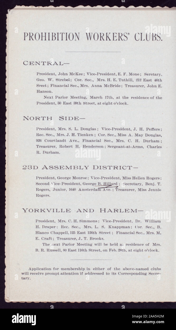 HISTORY OF THE PROHIBITION PARTY;MANY ADVERTISEMENTS;CONFERENCE PROGRAM ...
