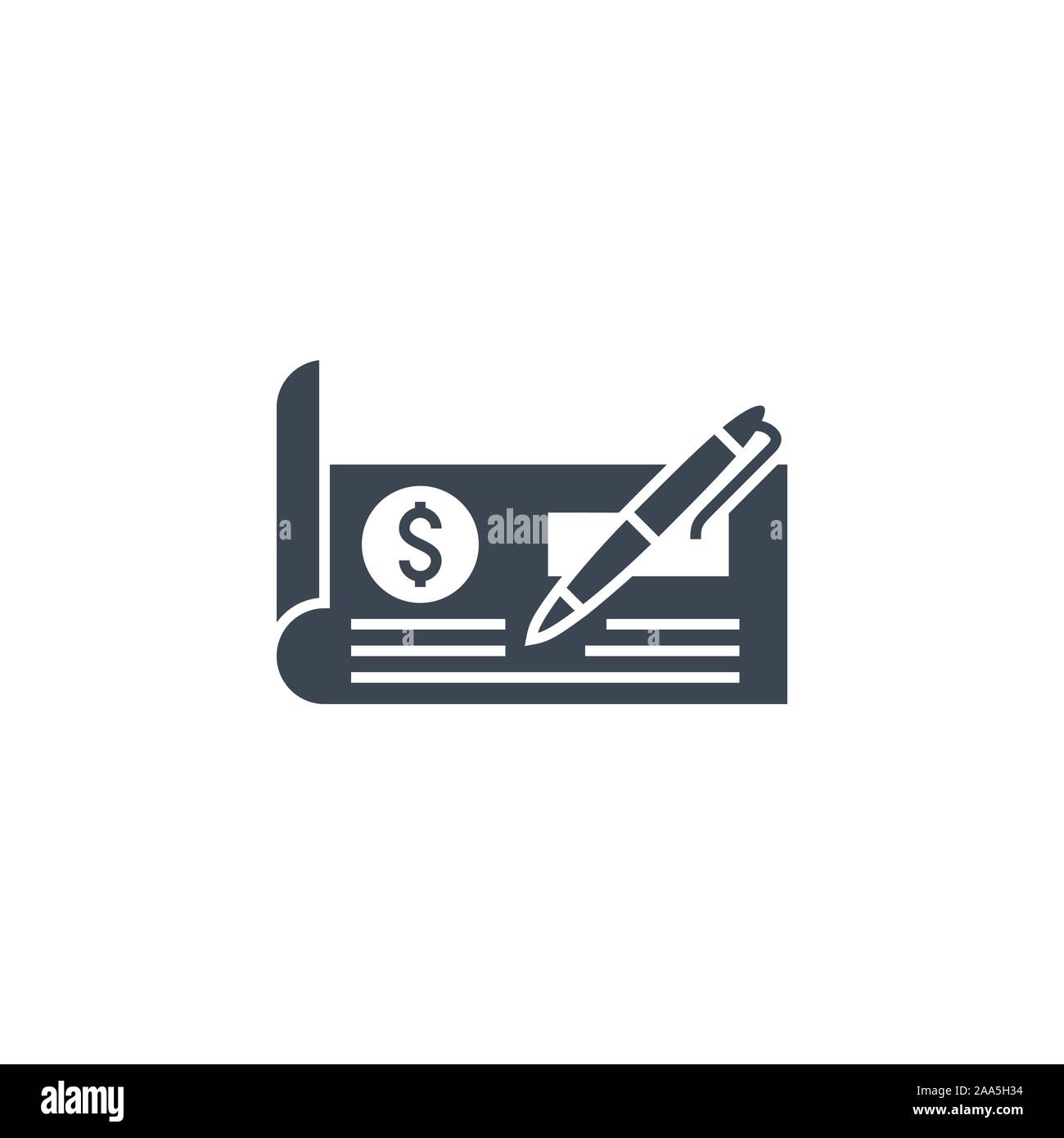 Editable bank check hi-res stock photography and images - Alamy