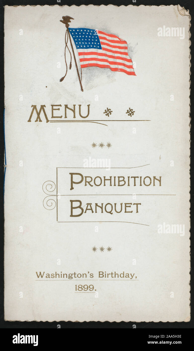 Prohibition Party Invitation