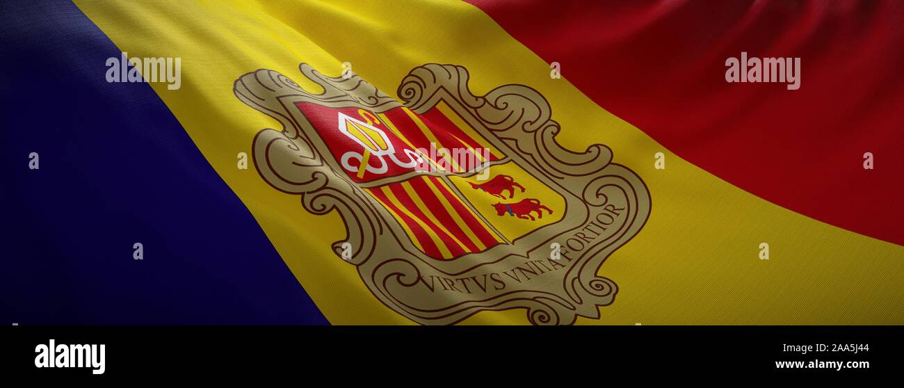 Andorra official flag hi-res stock photography and images - Alamy