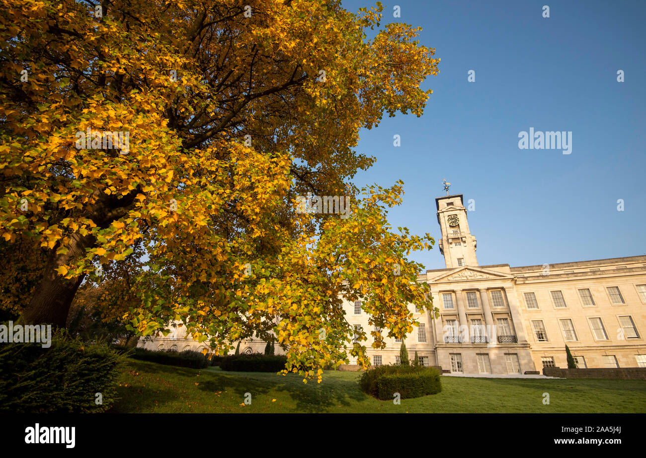 Autumn leaves surrounding the Trent Building at University Park ...