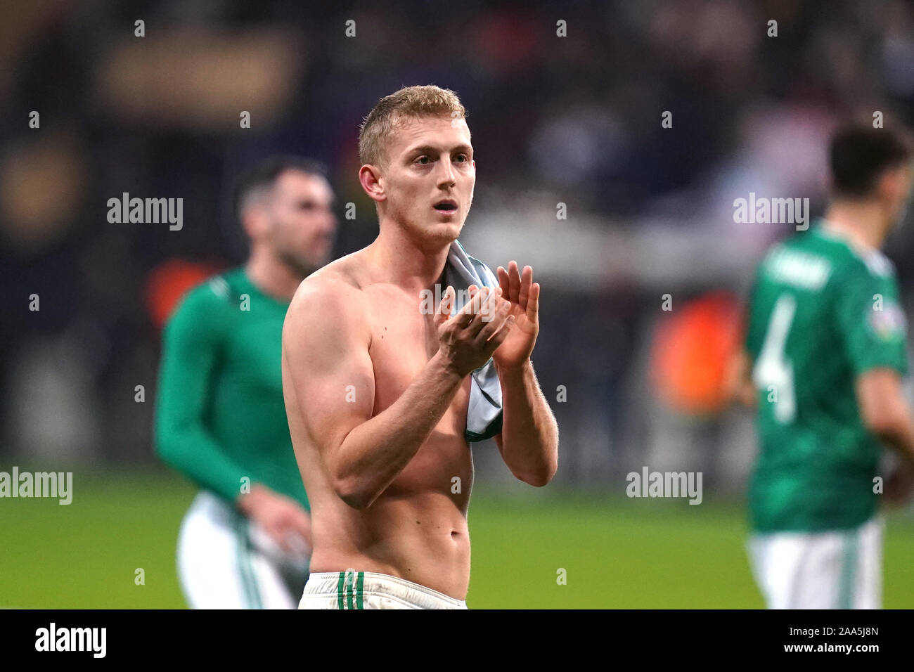 George saville northern ireland v germany hi-res stock photography and ...