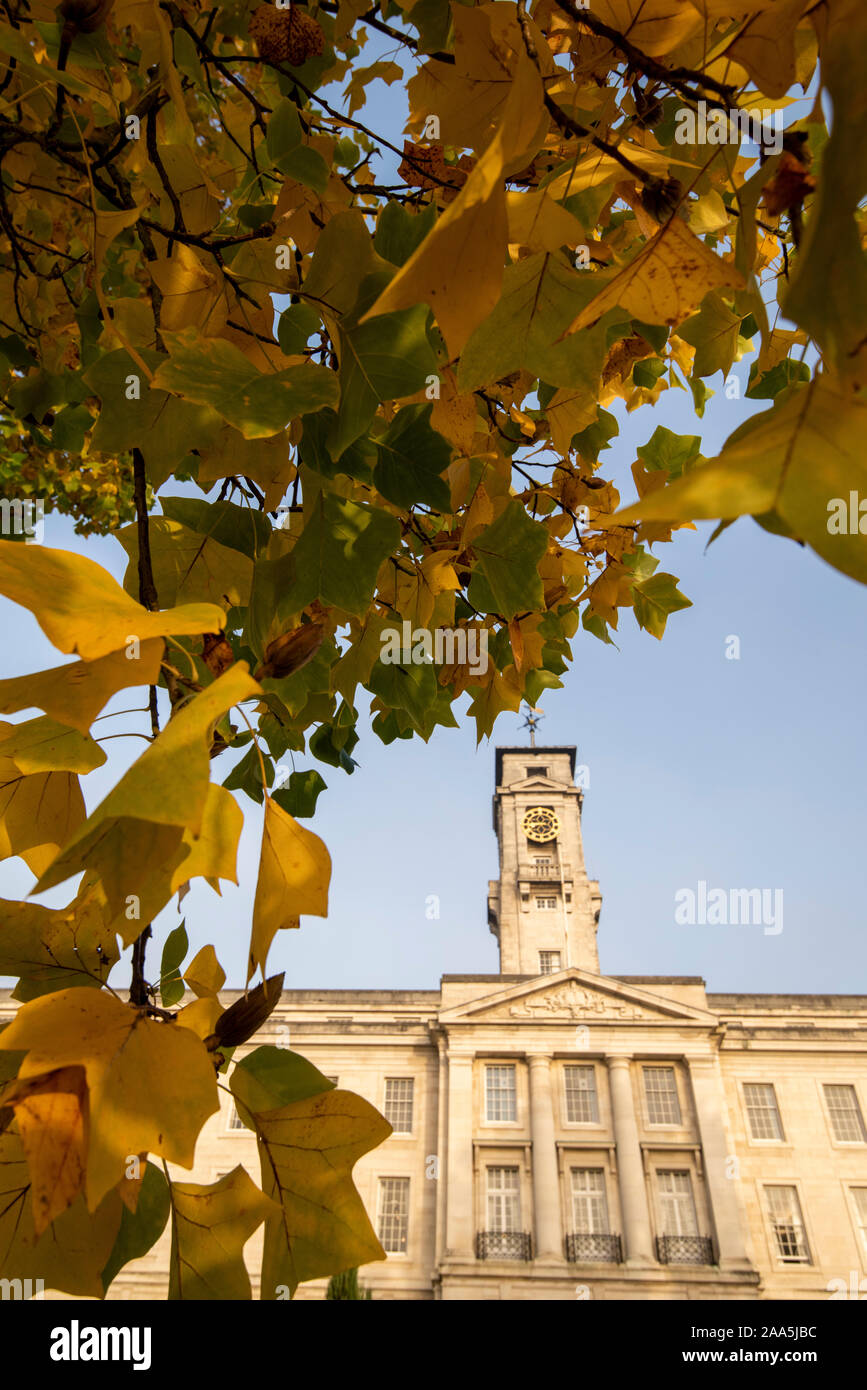 Autumn leaves surrounding the Trent Building at University Park ...