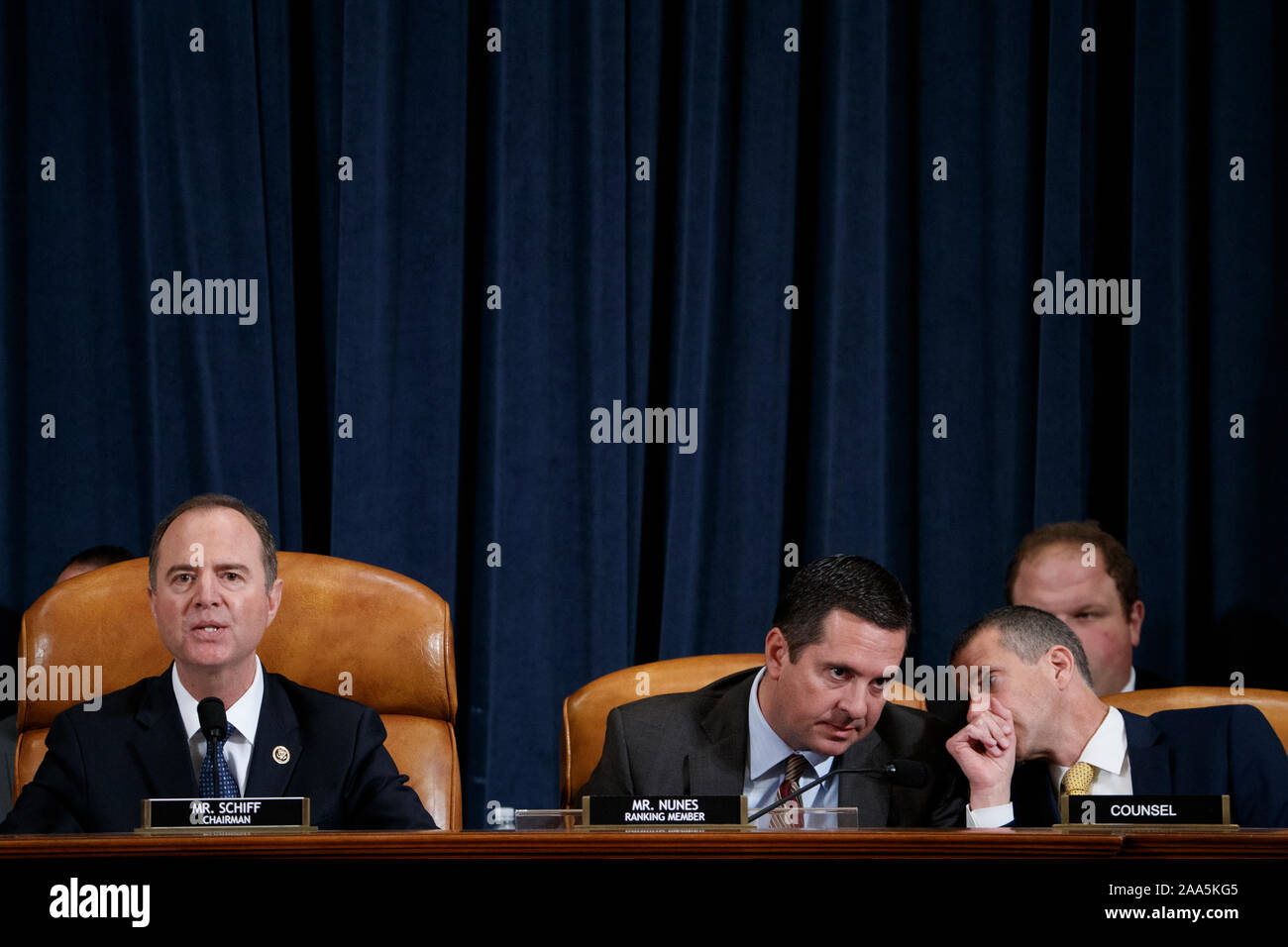 Washington DC, USA. 19th Nov 2019. United States Representative Devin ...