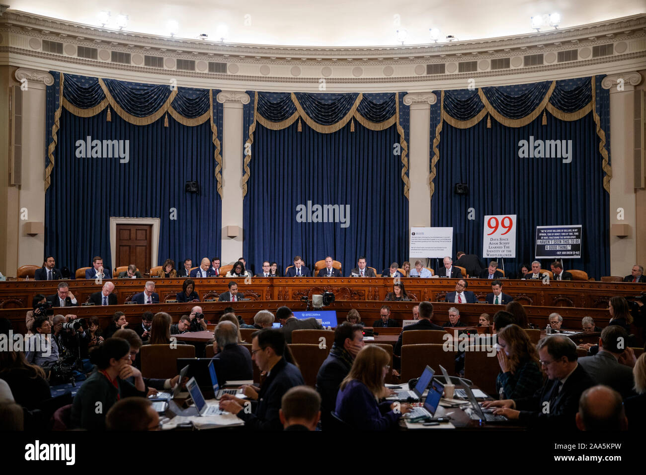 Washington DC, USA. 19th Nov 2019. United States Representative Adam ...