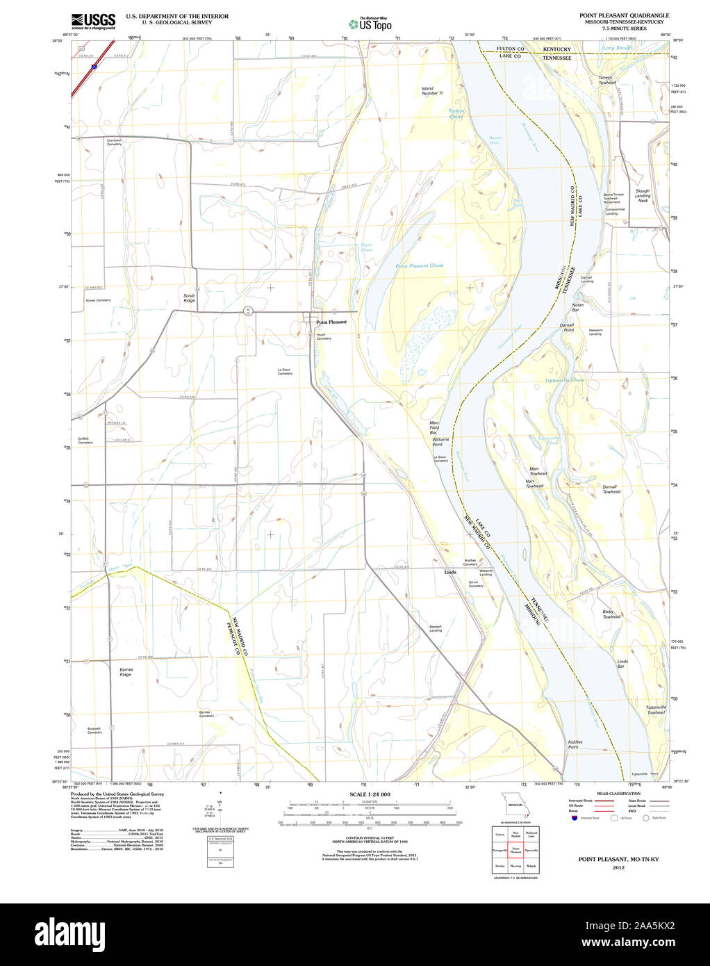 Map Of Point Pleasant High Resolution Stock Photography and Images - Alamy