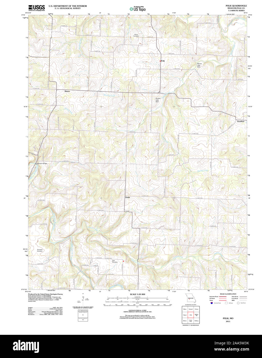 Map of polk hi-res stock photography and images - Alamy