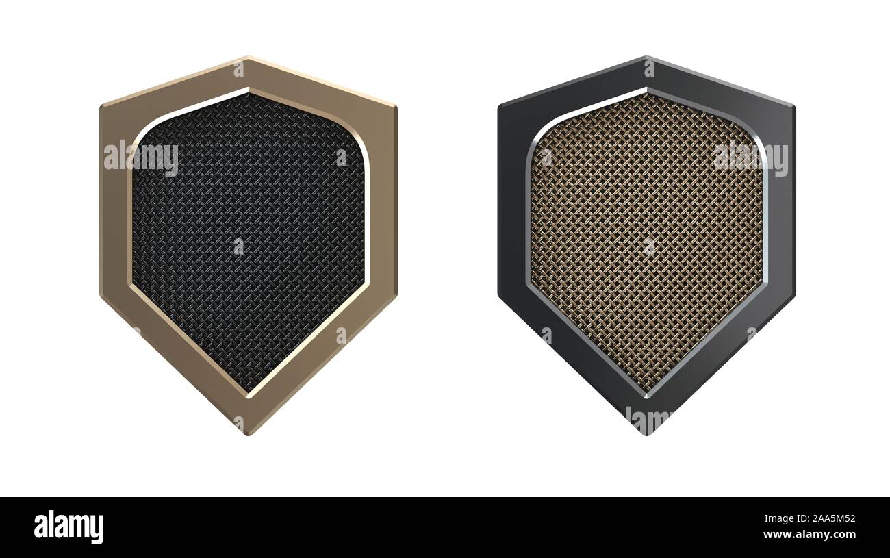 Shield protection logo with letters hi-res stock photography and images ...