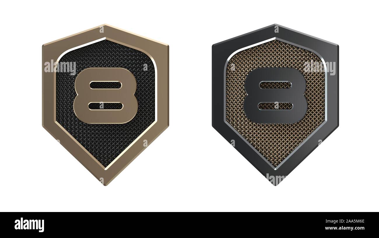 Number 8 logo hi-res stock photography and images - Alamy