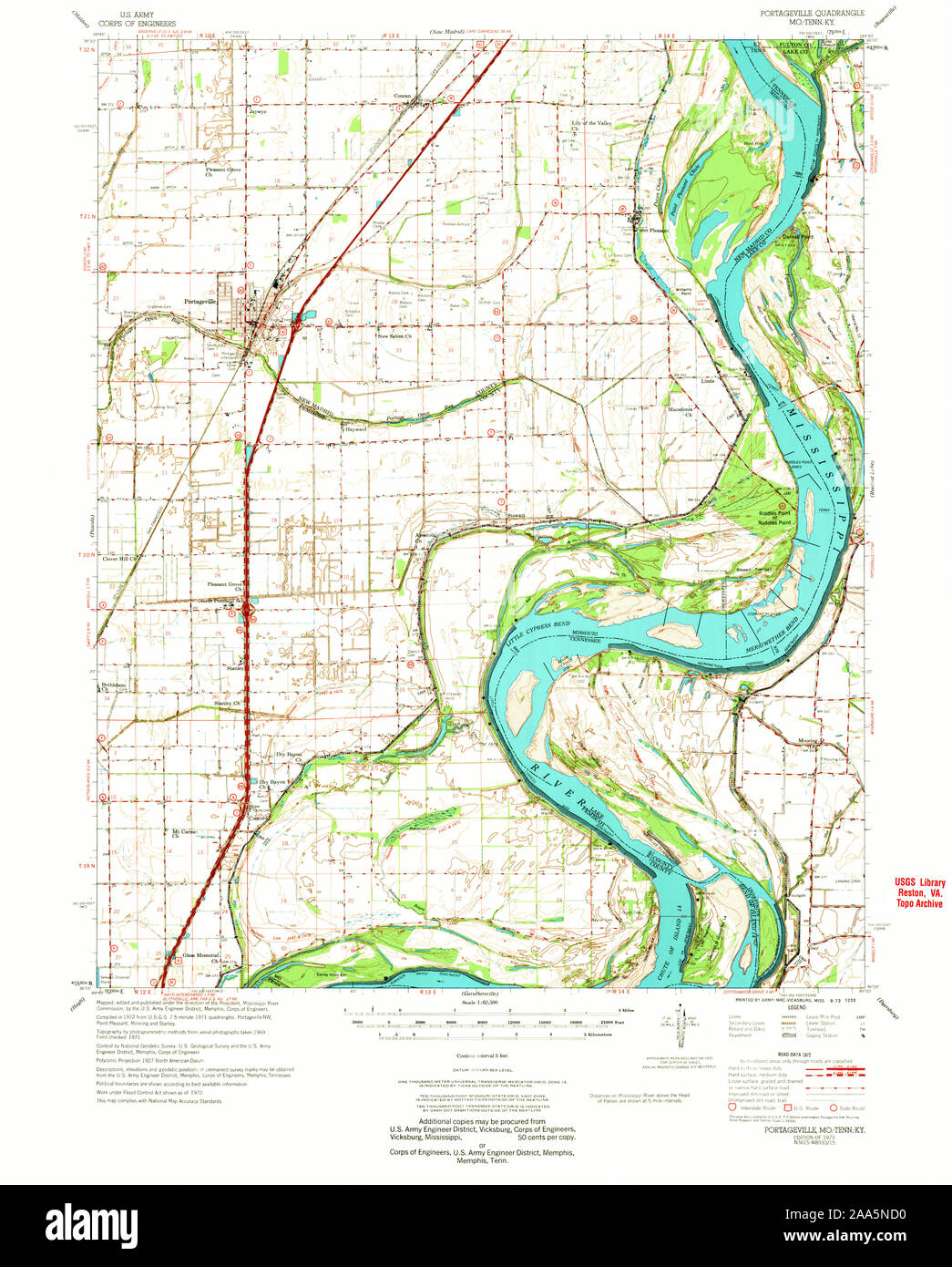 Map of portageville hi-res stock photography and images - Alamy