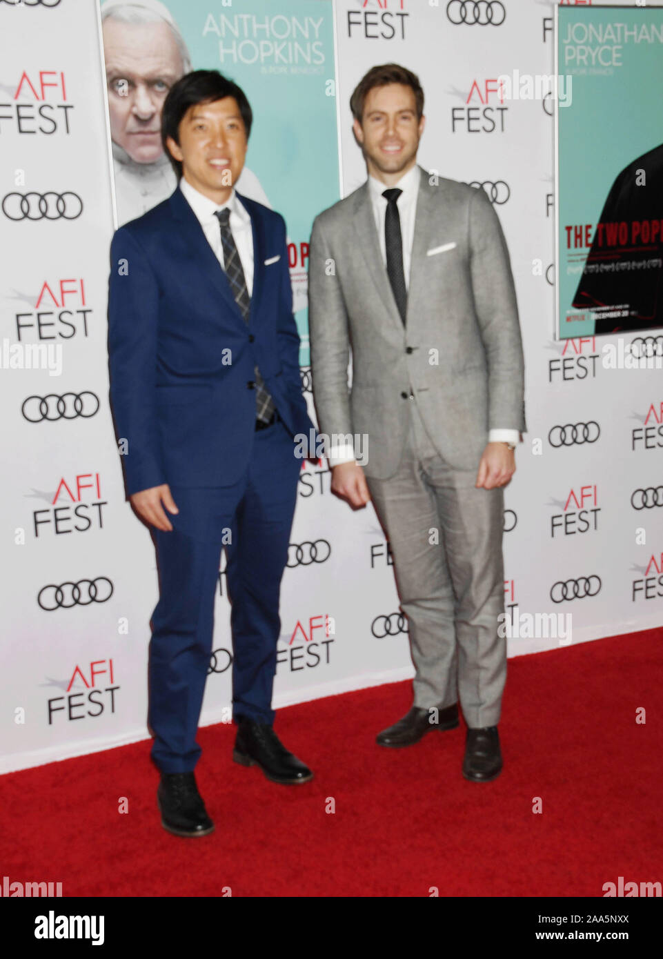 HOLLYWOOD, CA - NOVEMBER 18: Producers Dan Lin (L) and Jonathan Eirich ...