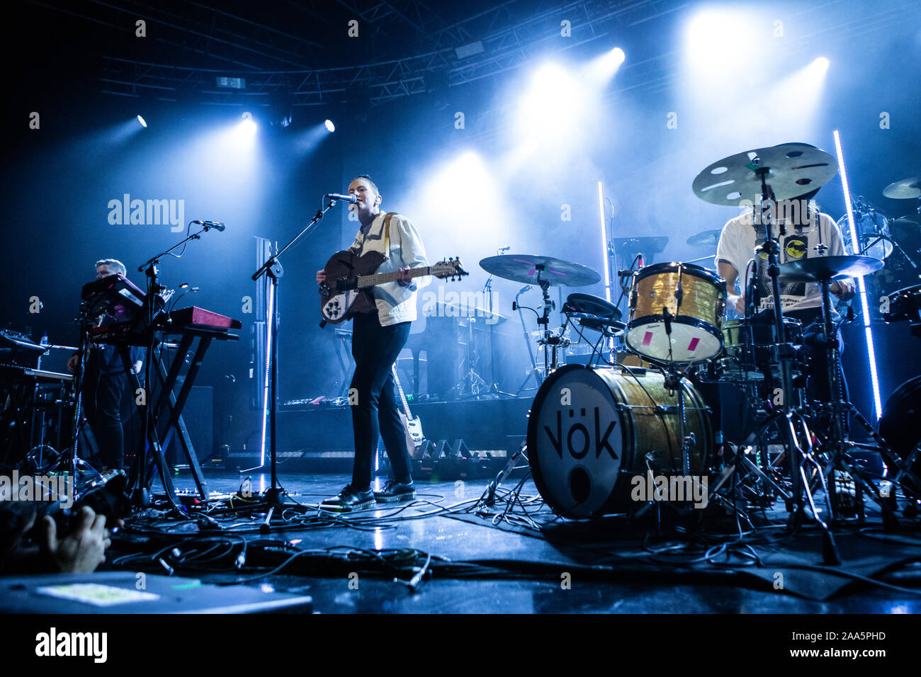 Milan Italy. 19 November 2019. The Icelandic dream pop band VÖK ...