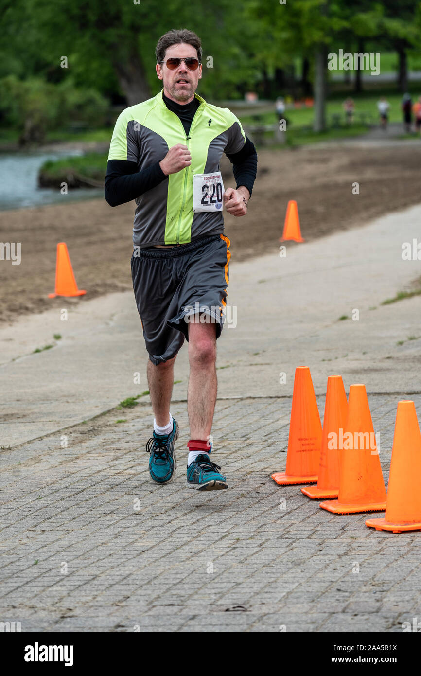 Cooperstown Triathlon 2019 Stock Photo - Alamy