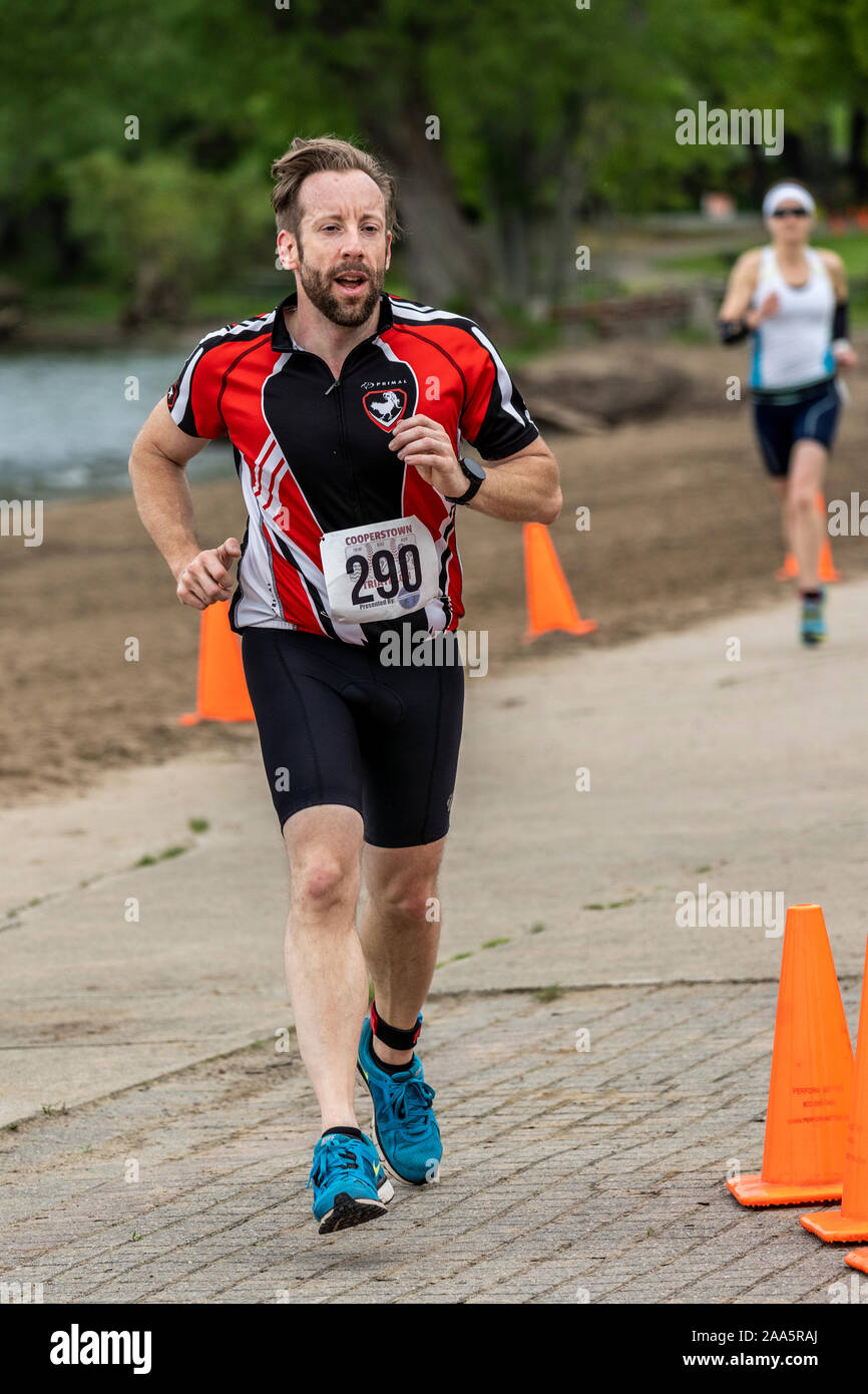 Cooperstown Triathlon 2019 Stock Photo - Alamy