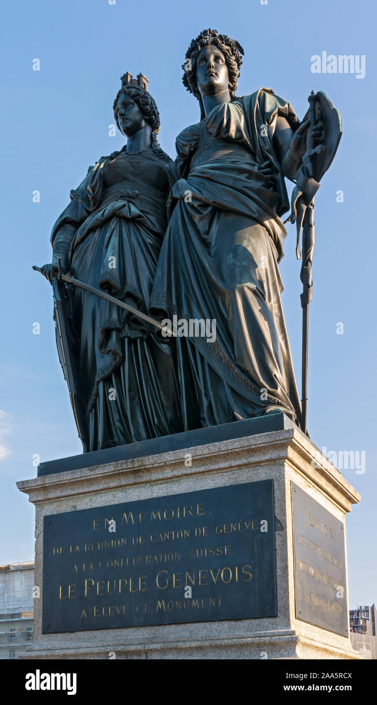Statue sculpture geneva switzerland hi-res stock photography and images ...