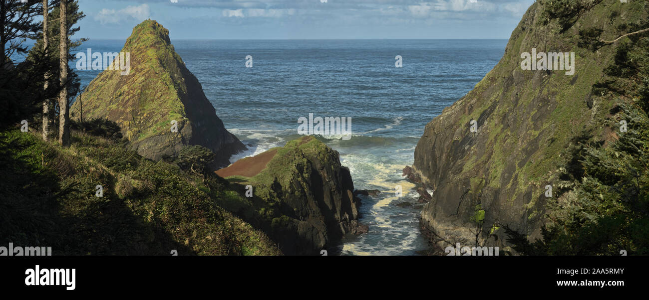 Heceta Head, part of Devils Elbow State Park, near Florence, Oregon ...