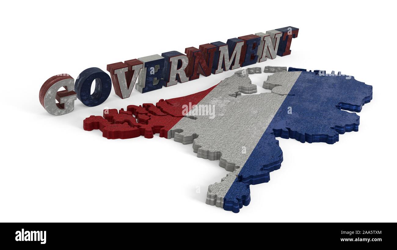 The Netherlands Government and people concept, 3d render Stock Photo ...