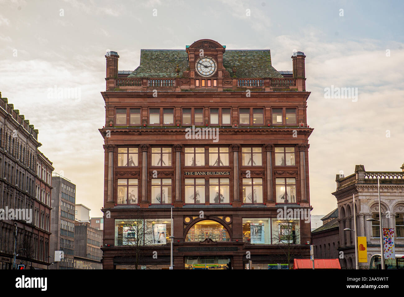 Belfast,UK 21st Jan 2015 Bank Buildings Belfast Primark store before ...