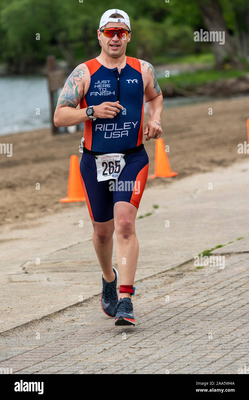 Cooperstown Triathlon 2019 Stock Photo - Alamy