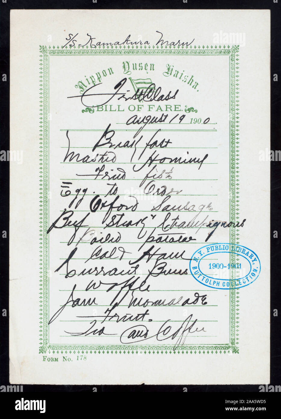First class passenger ship 1900 hi-res stock photography and images - Alamy