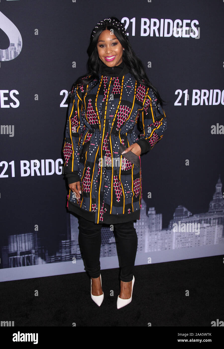 New York, NY, USA. 19th Nov, 2019. Minnie Dlamini-Jones at the New York ...