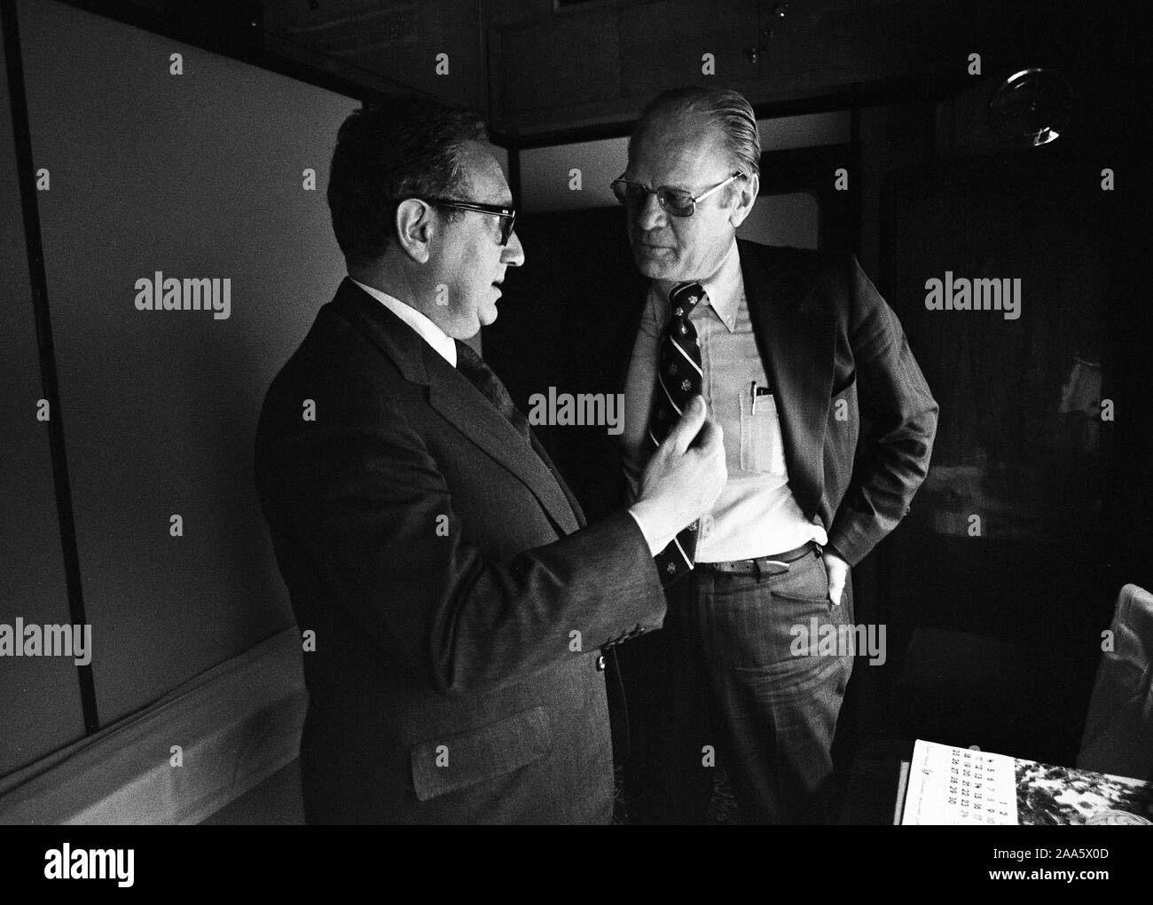 This photograph depicts events surrounding the November 23-24, 1974 ...