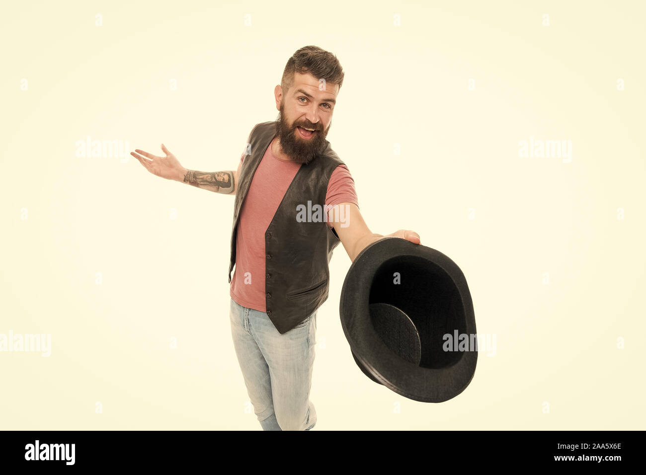 Man tipping hat vintage hi-res stock photography and images - Alamy