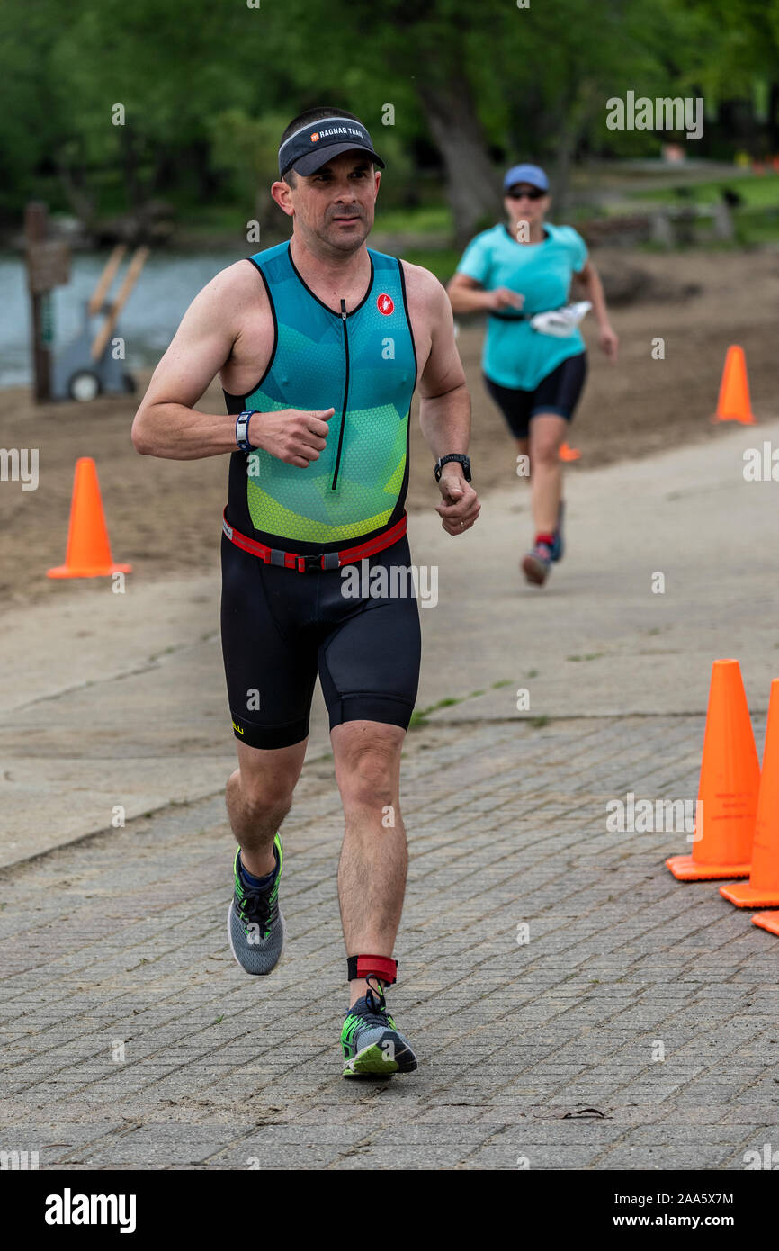 Cooperstown Triathlon 2019 Stock Photo - Alamy
