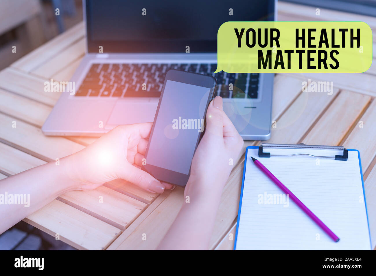 Handwriting text Your Health Matters. Conceptual photo good health is ...