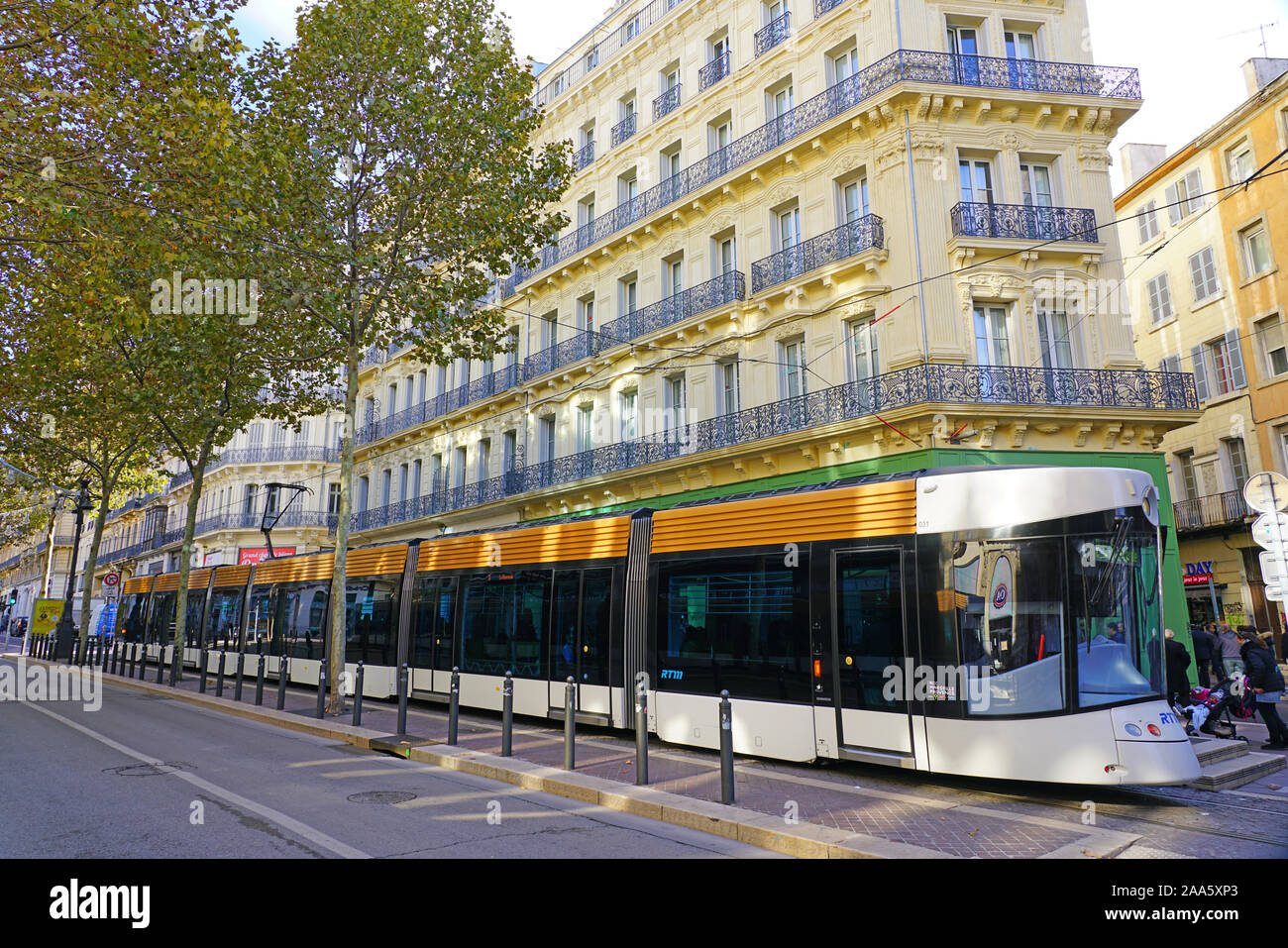 Tramway rail railway lightrail hi-res stock photography and images - Alamy