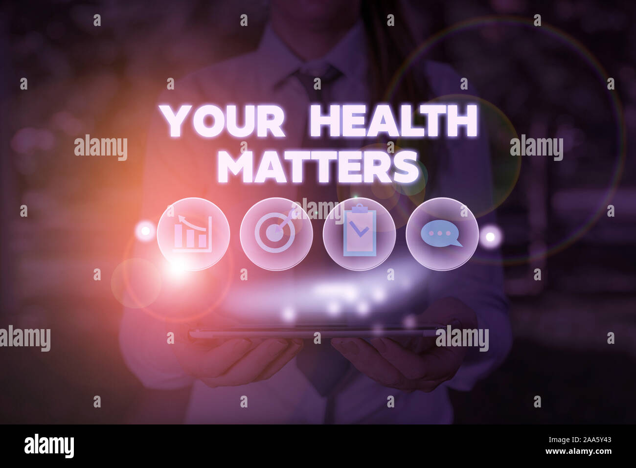 Conceptual hand writing showing Your Health Matters. Concept meaning ...