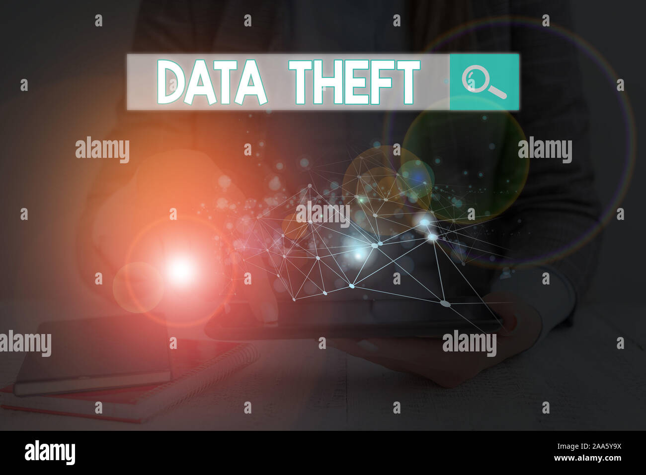 Word writing text Data Theft. Business photo showcasing illegal ...