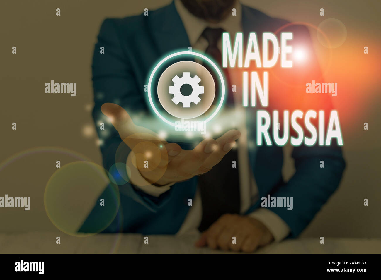 Handwriting text Made In Russia. Conceptual photo A product or ...