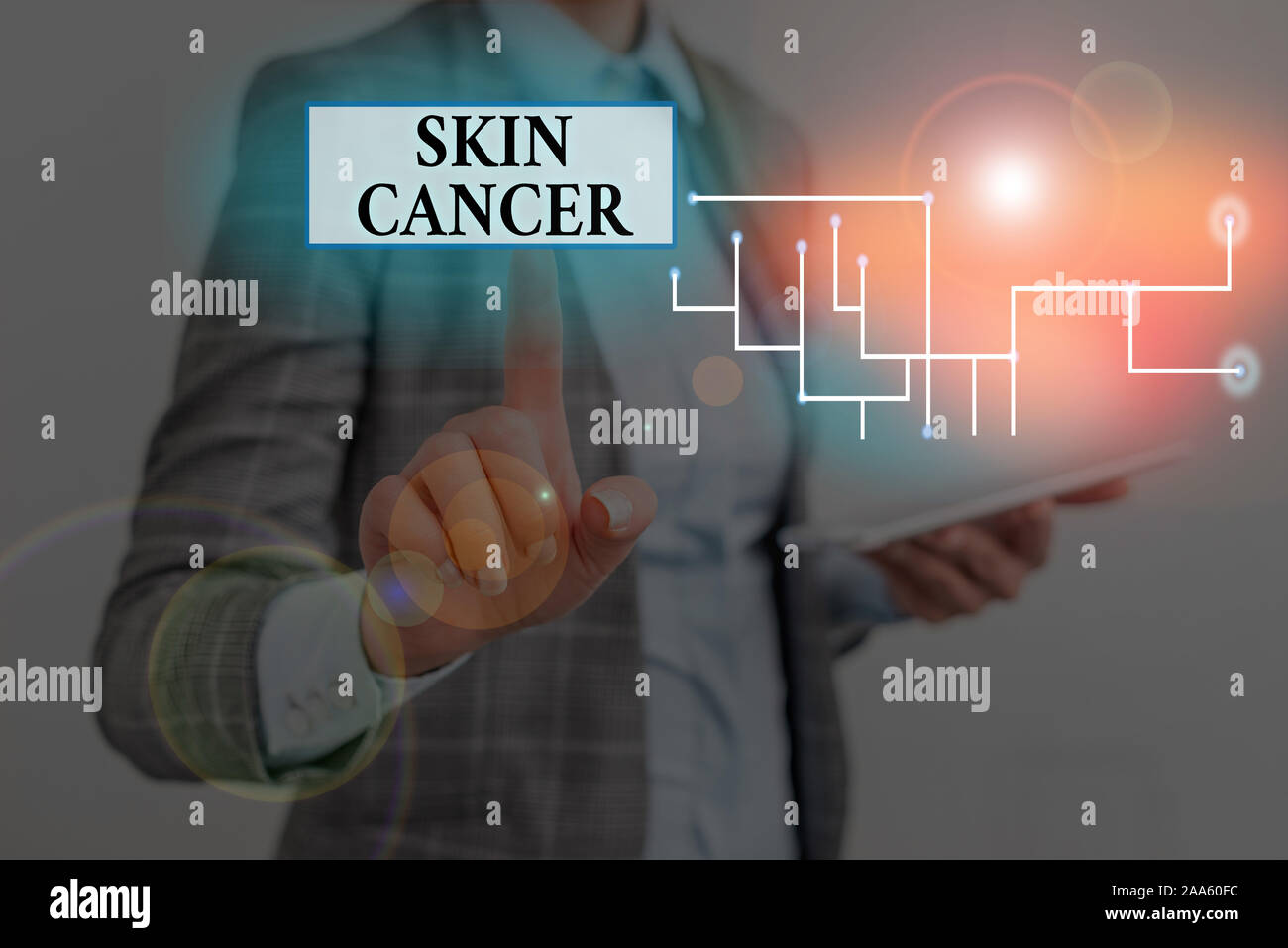 Text sign showing Skin Cancer. Business photo showcasing uncontrolled ...