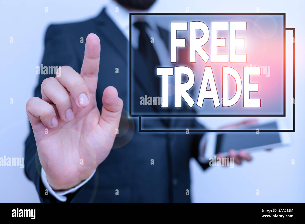 Conceptual hand writing showing Free Trade. Concept meaning ...