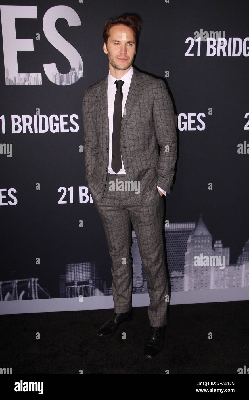 New York, NY, USA. 19th Nov, 2019. Taylor Kitsch at the New York ...