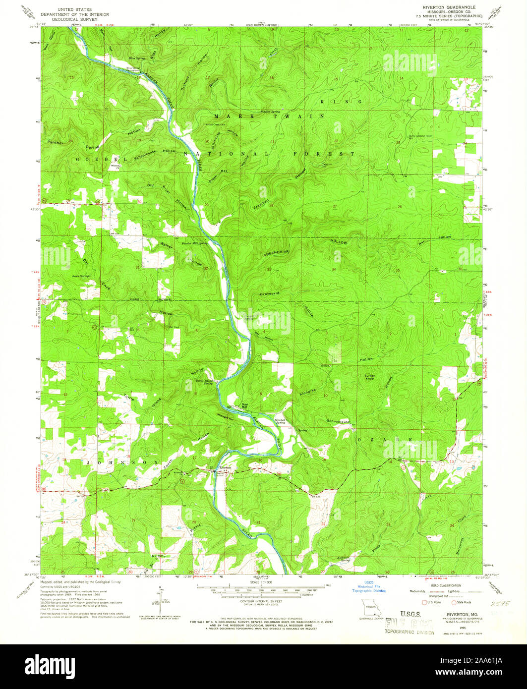 Map of riverton hi-res stock photography and images - Alamy