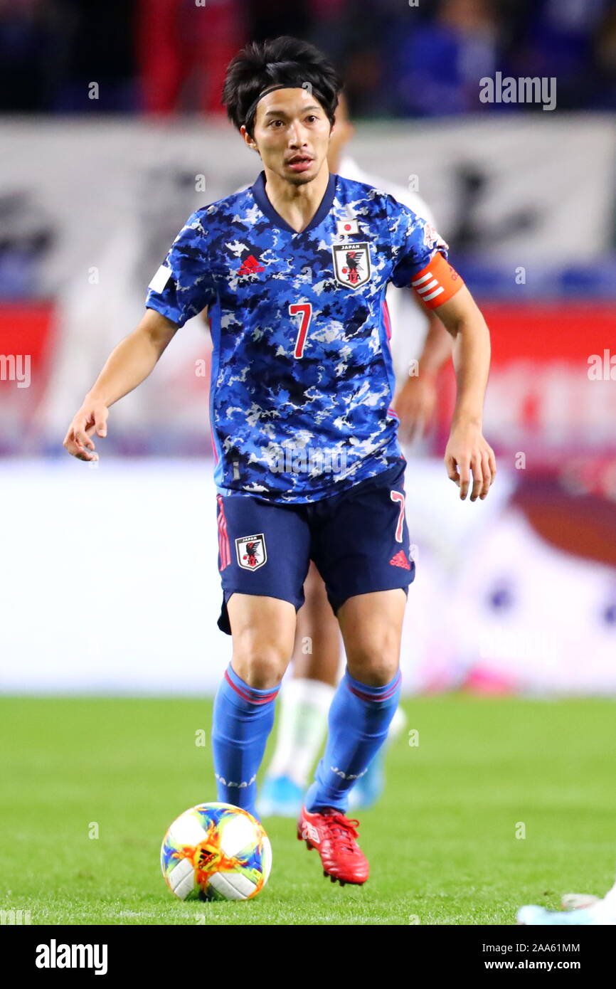 Osaka, Japan. 19th Nov, 2019. Gaku Shibasaki (JPN) Football/Soccer ...