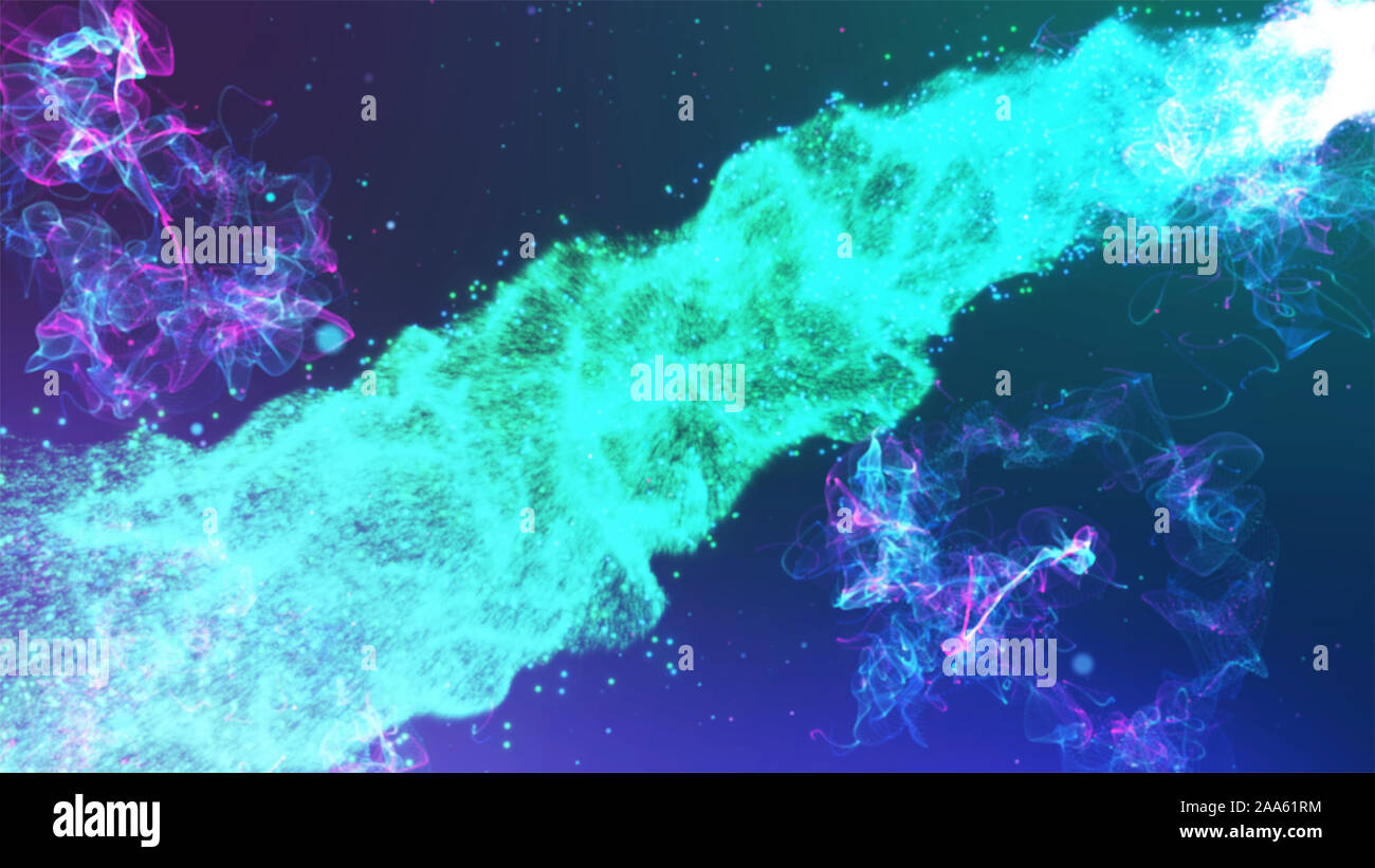 The background consisting of abstract space particles Stock Photo - Alamy