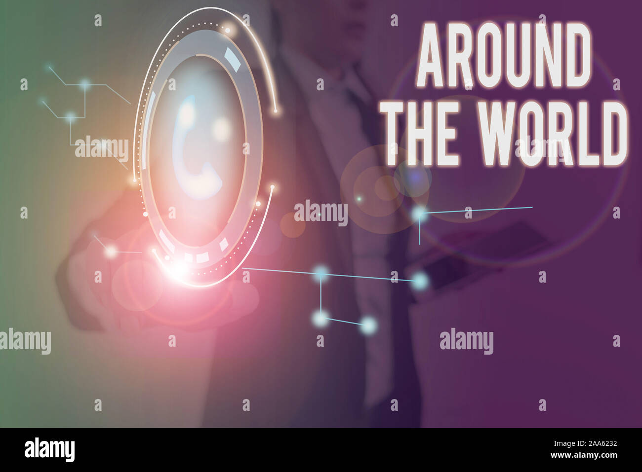 Word writing text Around The World. Business photo showcasing saying ...