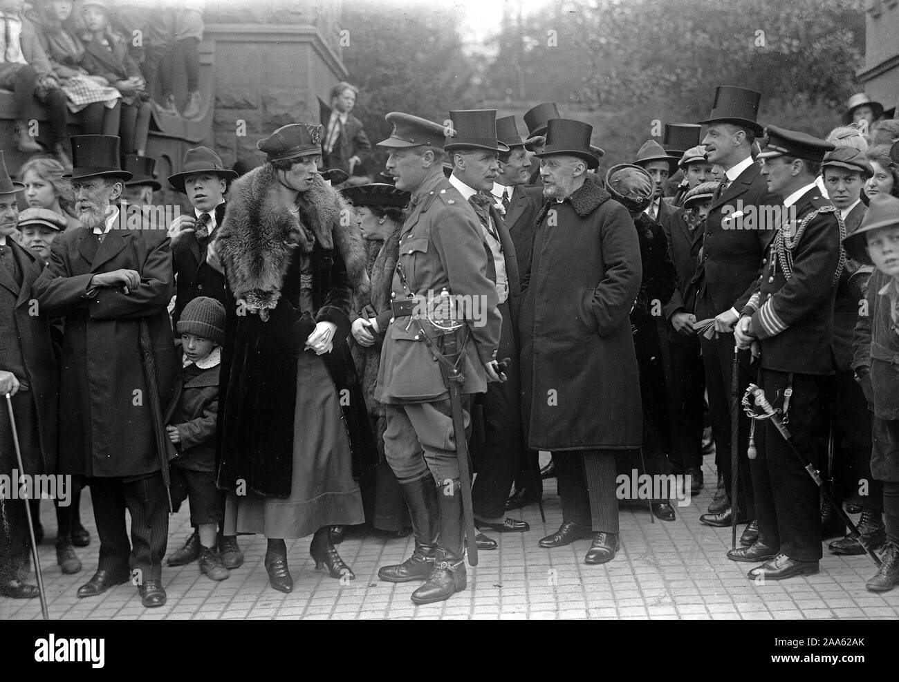 Gathering of Military leaders and dignitaries ca. 1914-1917 Stock Photo ...