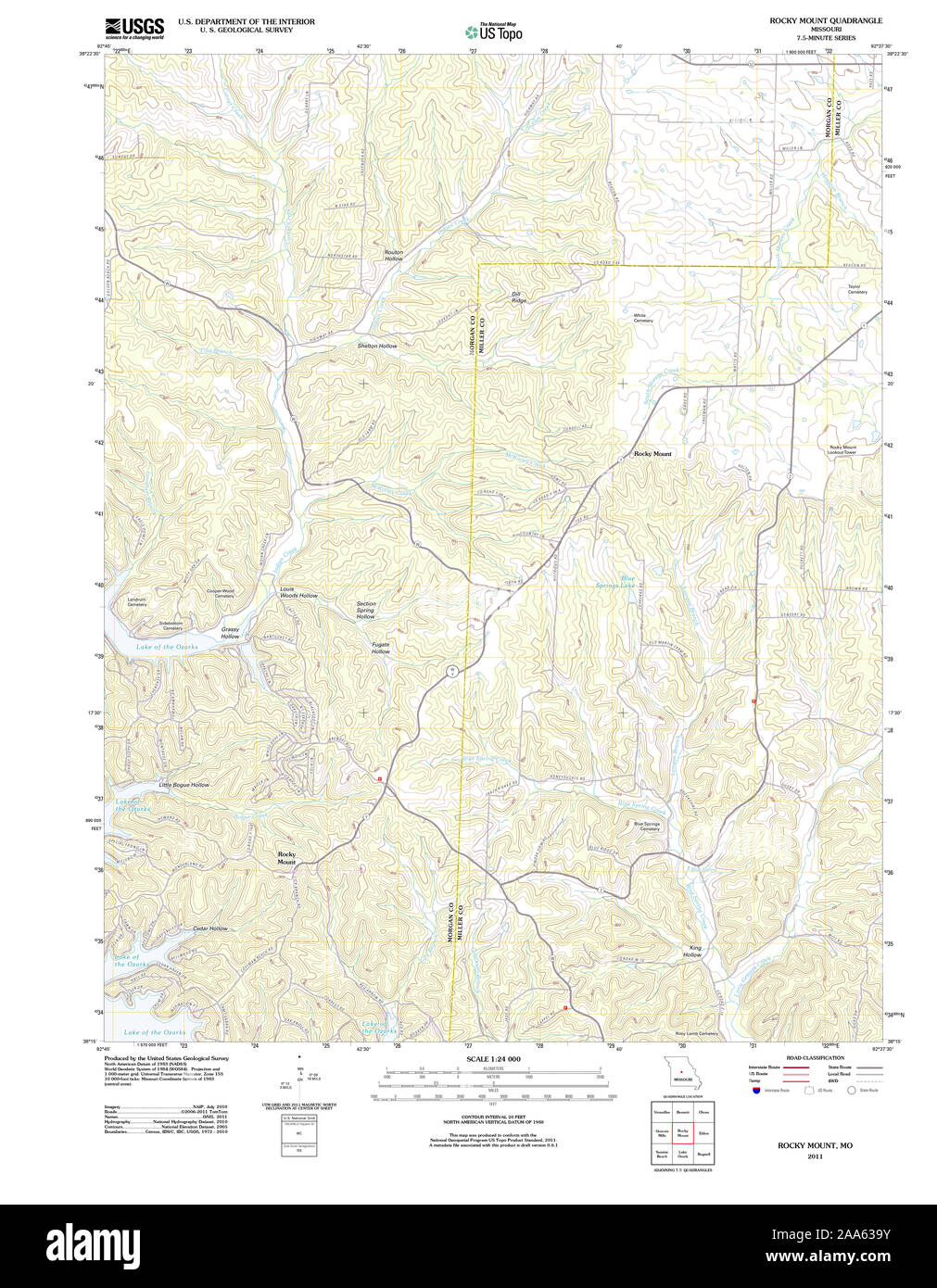 Map of rocky mount hi-res stock photography and images - Alamy