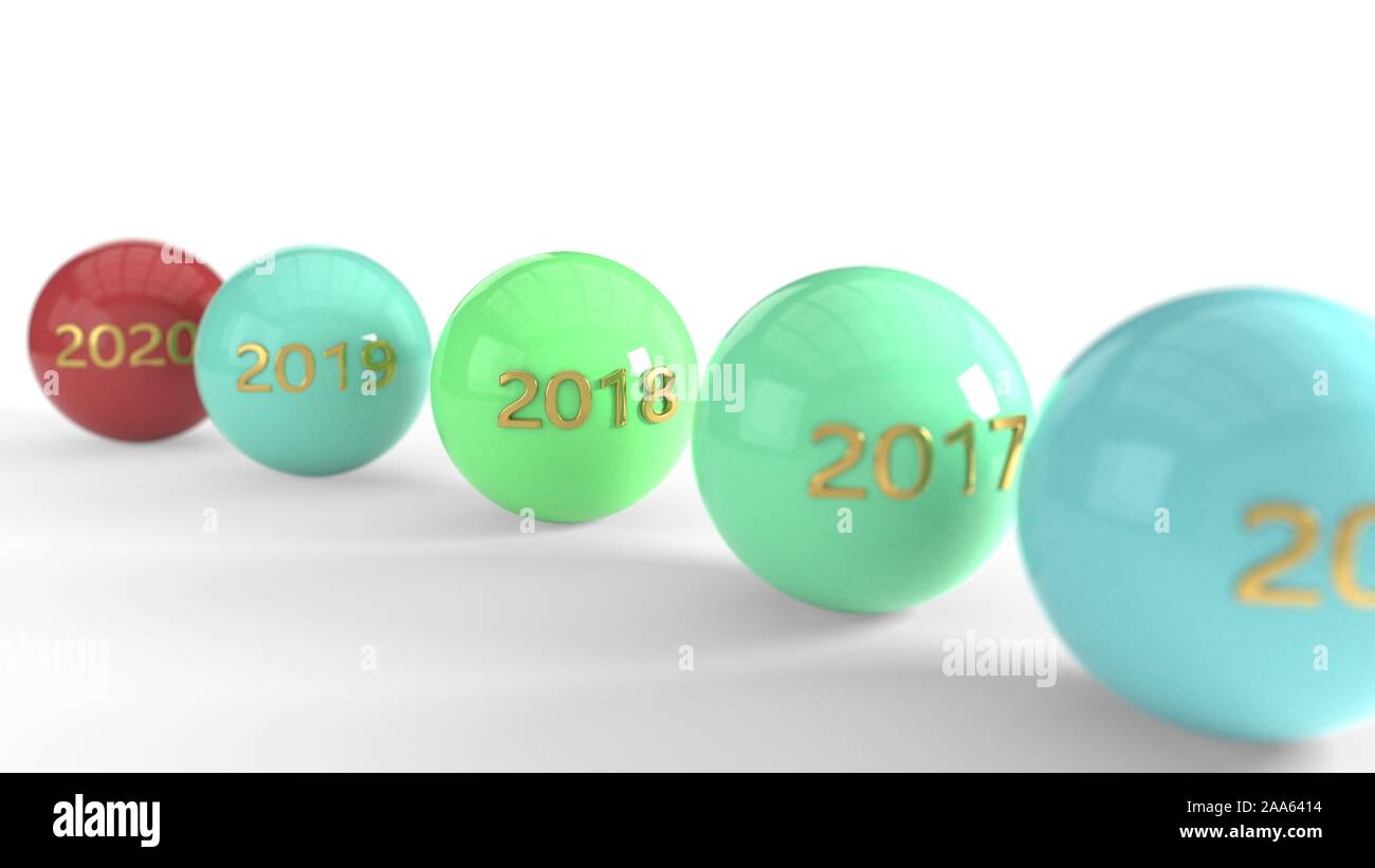 This year and next year are, 3d render Stock Photo - Alamy