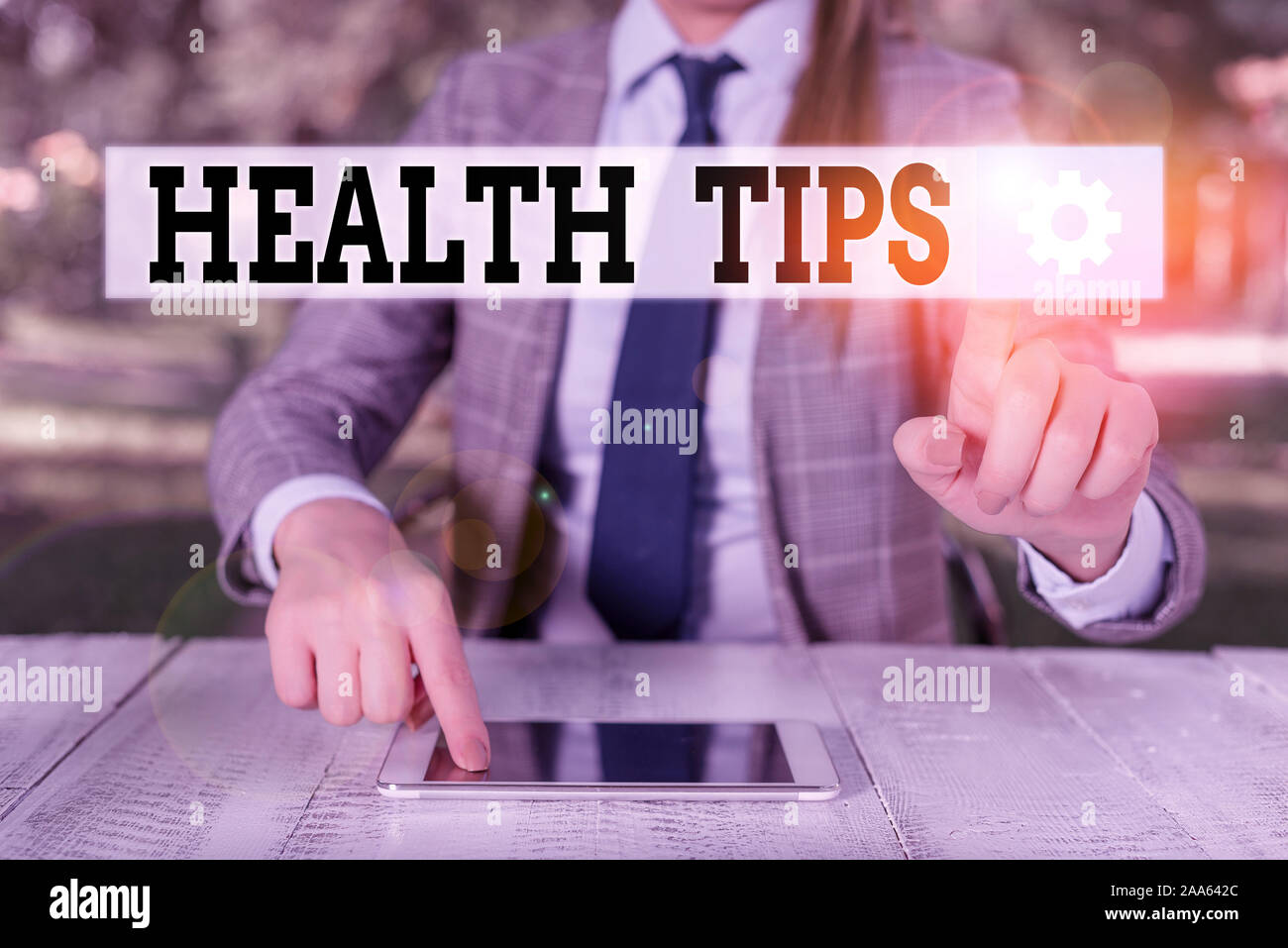 Handwriting text writing Health Tips. Conceptual photo beneficial to ...