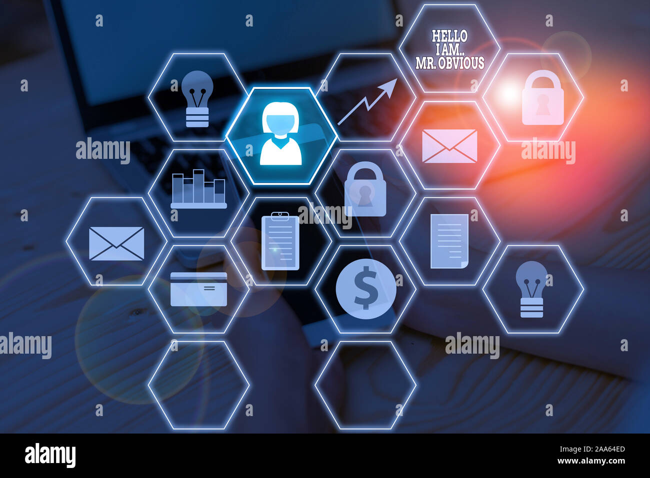 Word writing text Hello I Am Mrobvious. Business photo showcasing ...