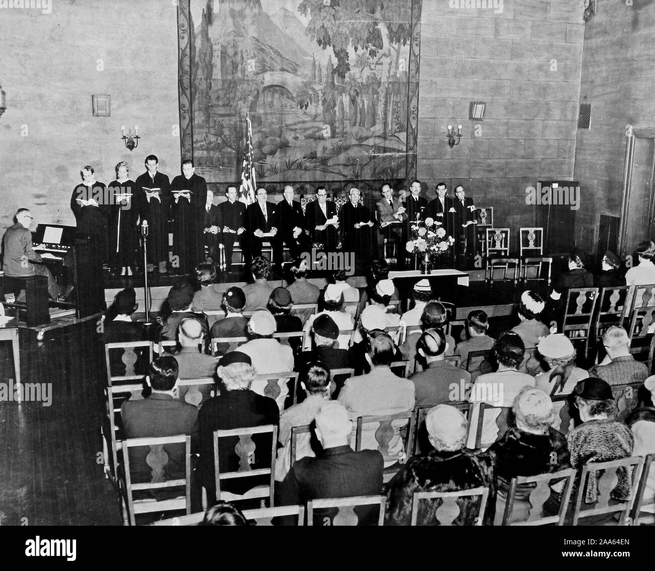 Catholic choir church Black and White Stock Photos & Images - Alamy